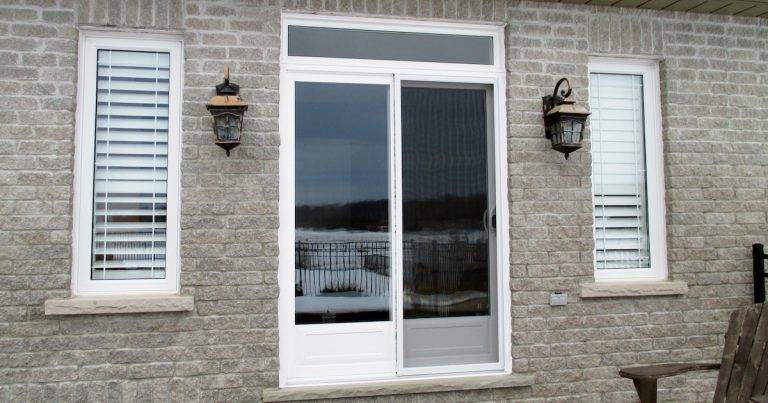 Patio Door Project – Barrie – Transom Window - Top Rated Barrie Windows ...